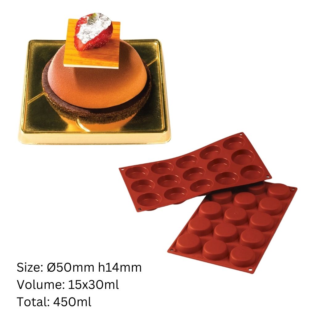 SF044 - TERRACOTTA SILICONEFLEX NACKED ITEM NR.15 FLANMOLD - Sejati Bakery